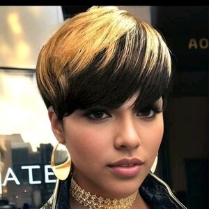 Hair | Short Human Hair Wigs Straight 6 Inch Pixie Cut Wig For Women ...